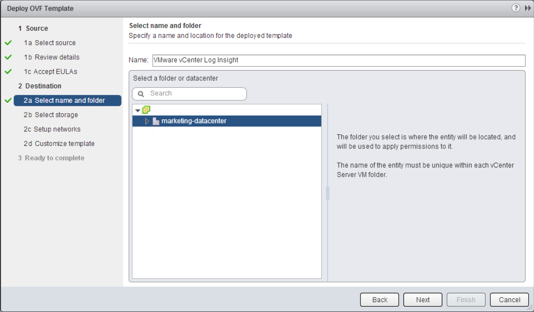 Deploying Vcenter Log Insight Sflanders