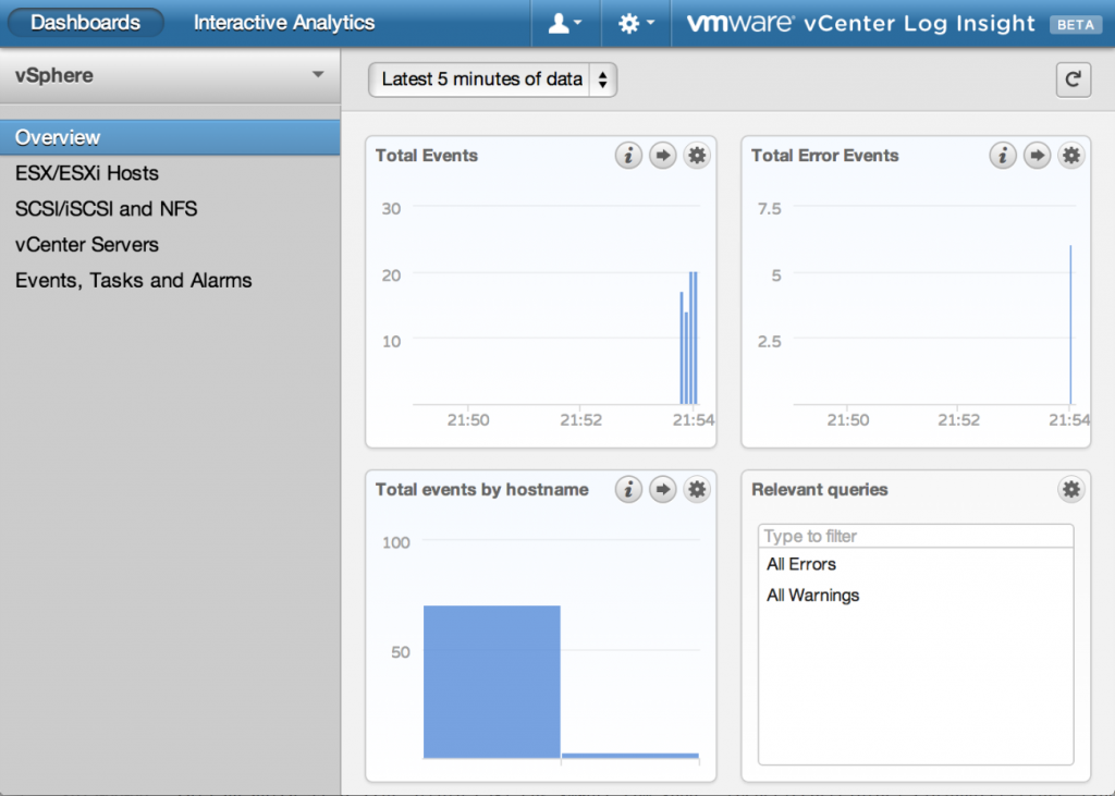 Configuring vCenter Log Insight - SFlanders